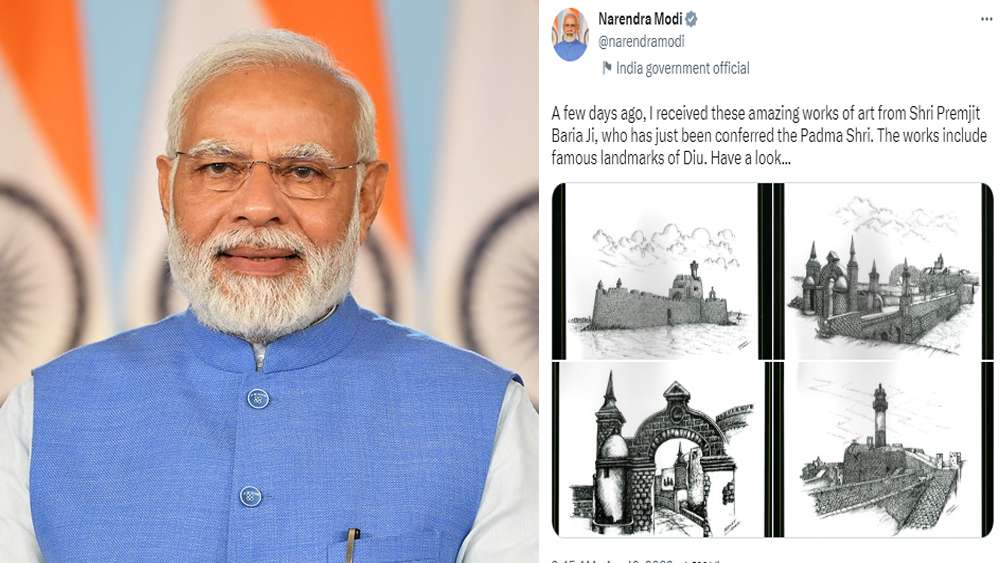 ഇത് ഒന്നു കണ്ടു നോക്കൂ...; പത്മശ്രീ ജേതാവ് പ്രേംജിത് ബാരിയ സമ്മാനിച്ച ...